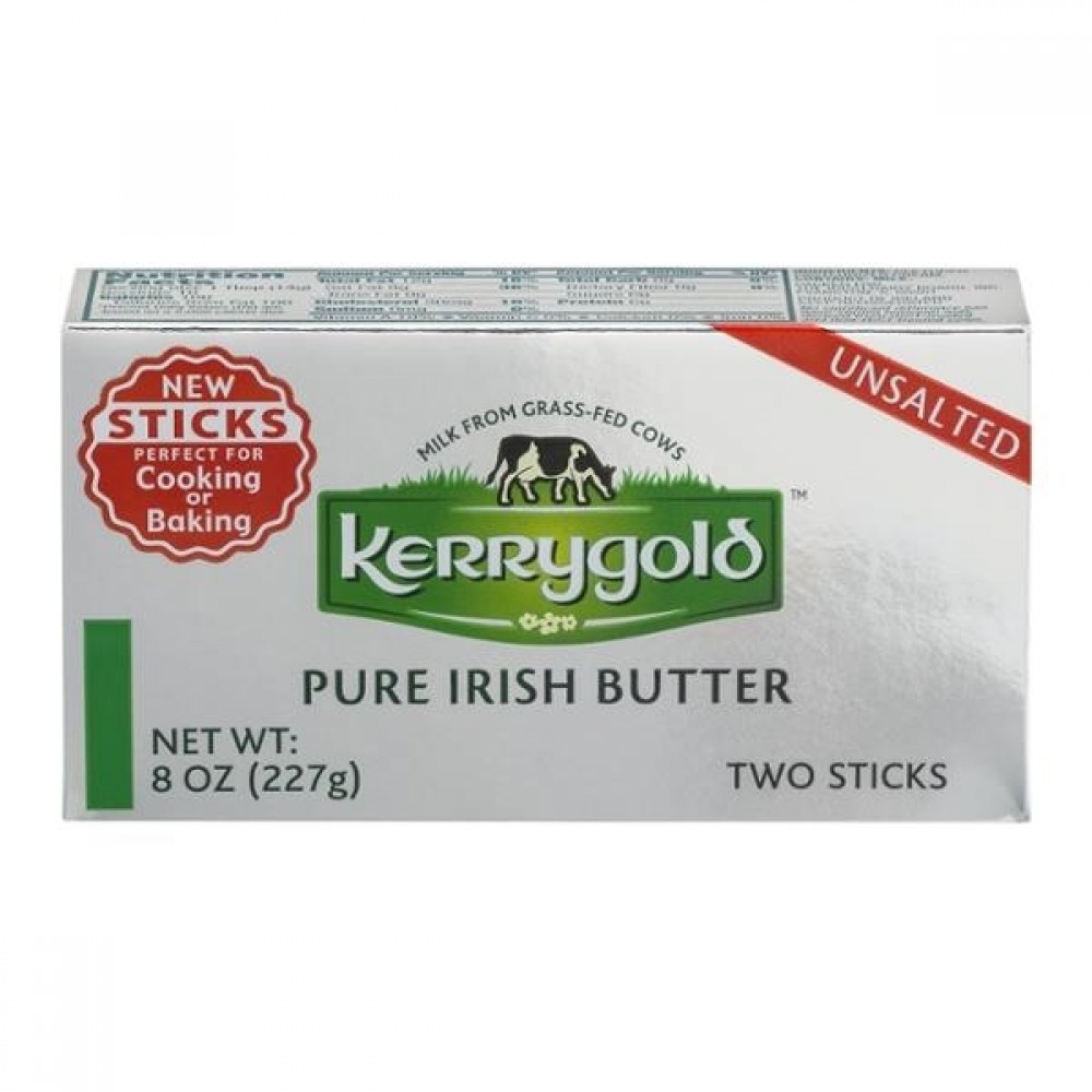 Kerrygold Pure Irish Butter UNSALTED sticks 8oz - SFV