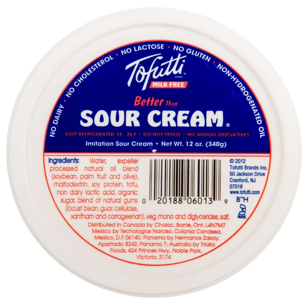 Tofutti Better Than Sour Cream 12 oz - Kosher - DTLA