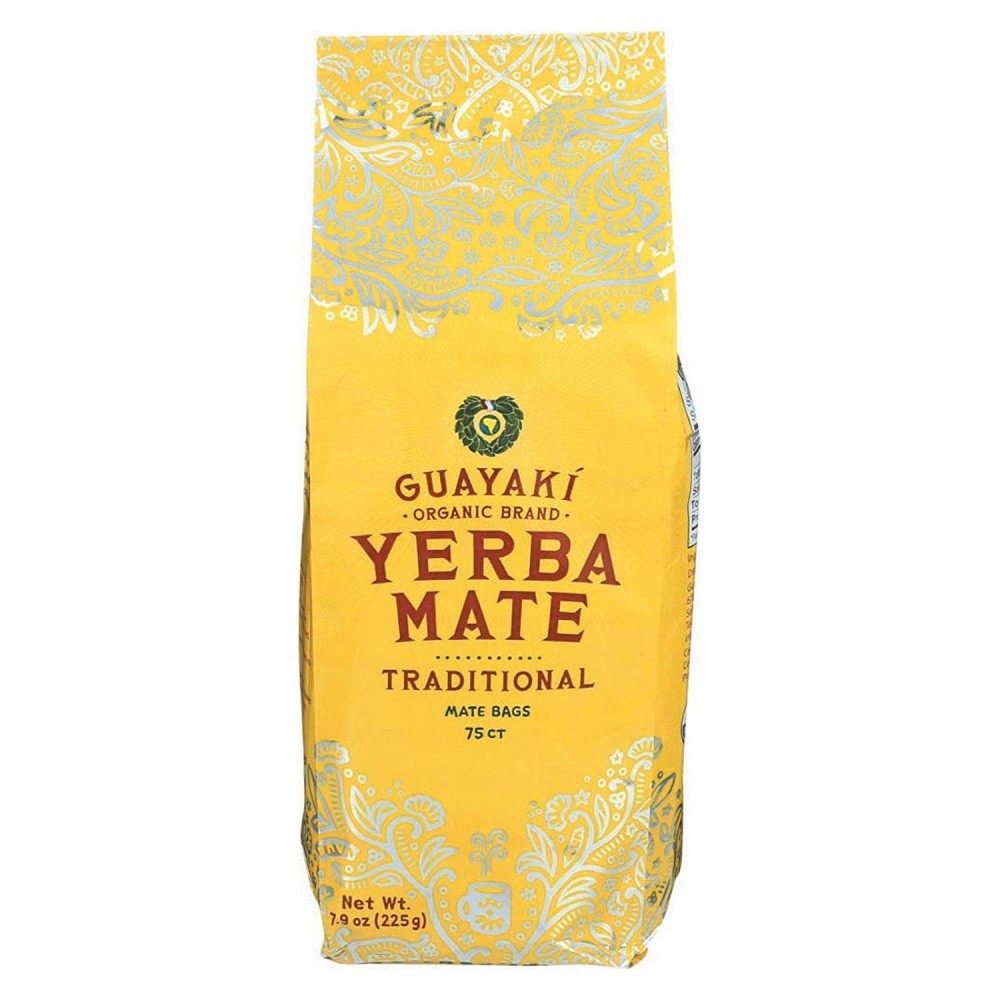 Guayaki Yerba Mate Traditional Tea 75ct - SFV